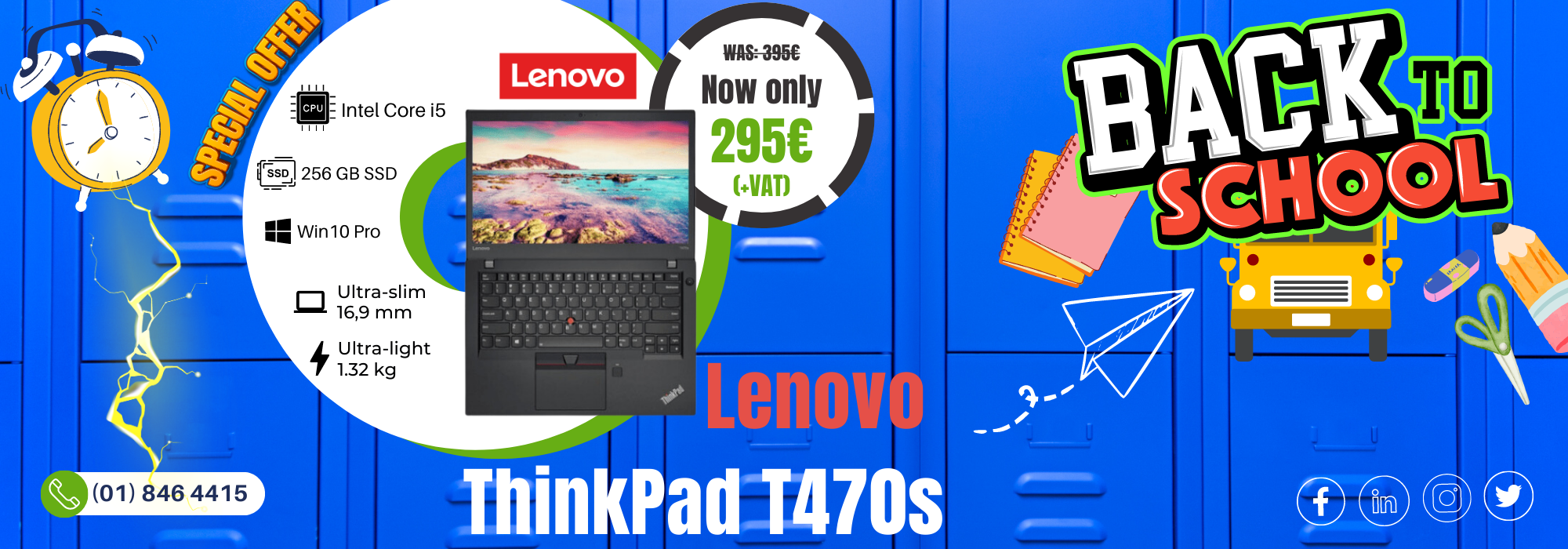 Lenovo ThinkPad T470s – Refurbished - Fingal Computers